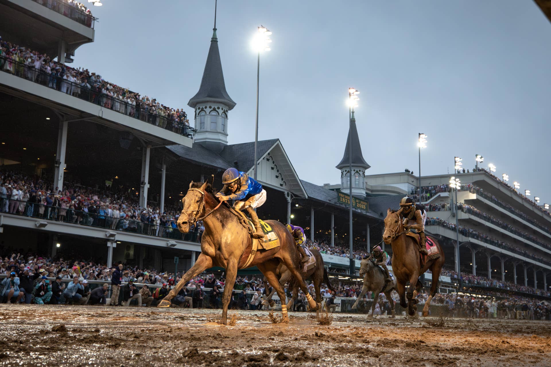 New Wagering Records Set On Kentucky Derby, Derby Day Card Despite Wet ...