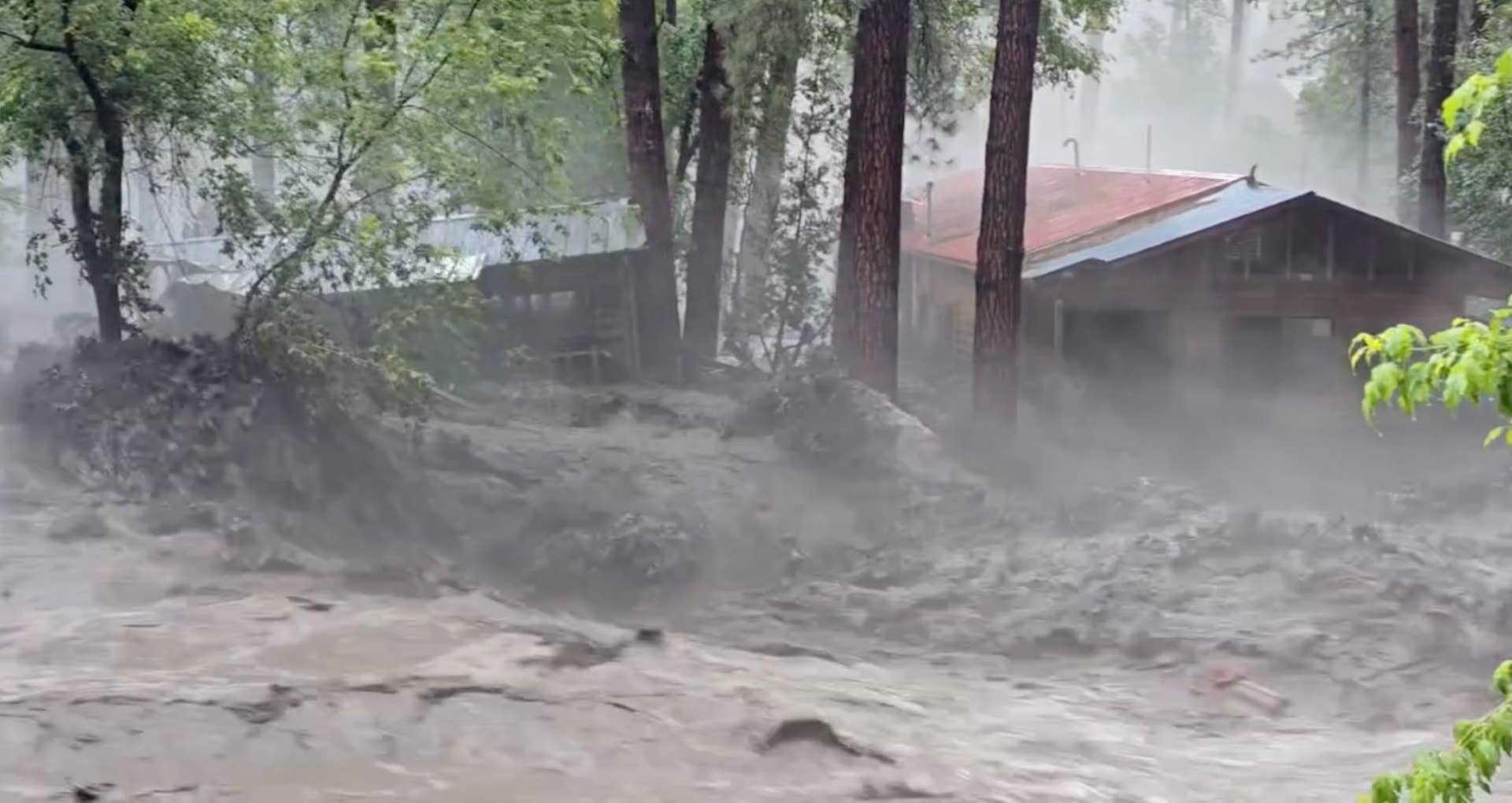 20-Foot Wall Of Water Hits Ruidoso Downs: 'Just So Powerful, There's ...