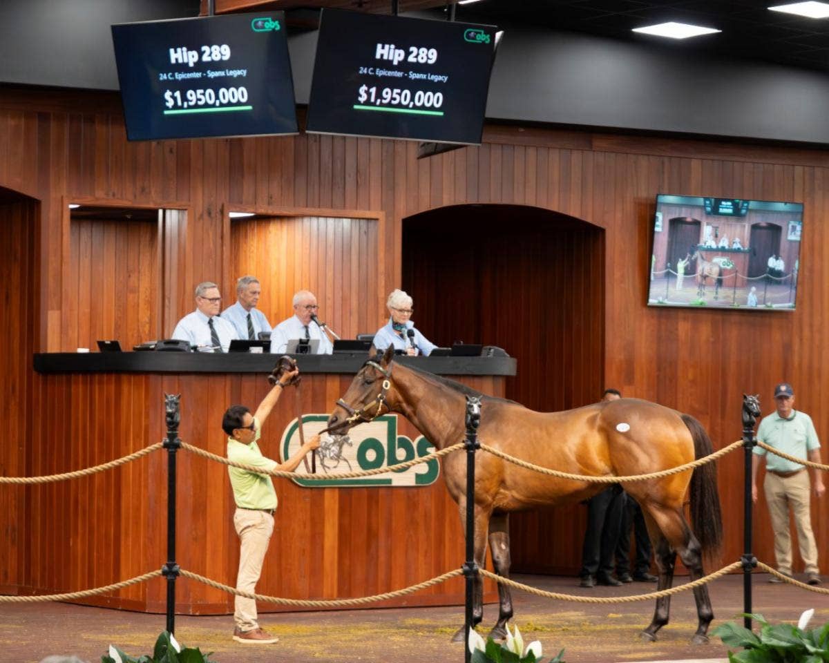 Son Of Epicenter Sells For $1.95 Million To Lead Day 1 Of OBS April ...