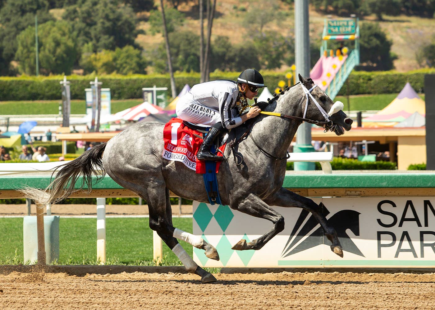 Forged Steel Ships In, Dominates Santa Anita's Hollywood Gold Cup ...