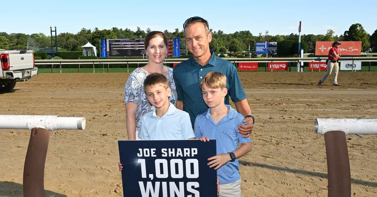 'We've Been Fortunate': Trainer Joe Sharp Gets Career Win 1,000 ...