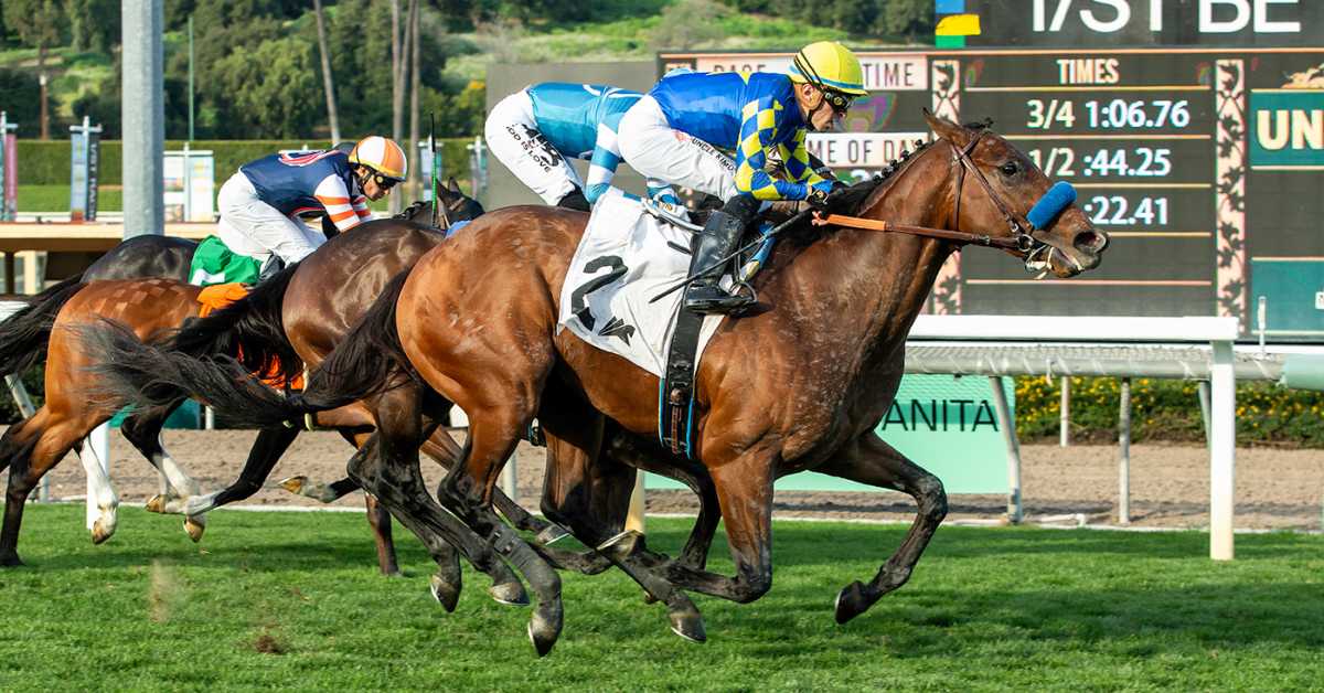 Greenwich Village Makes Last-To-First Run To Win Santa Anita's Baffle ...