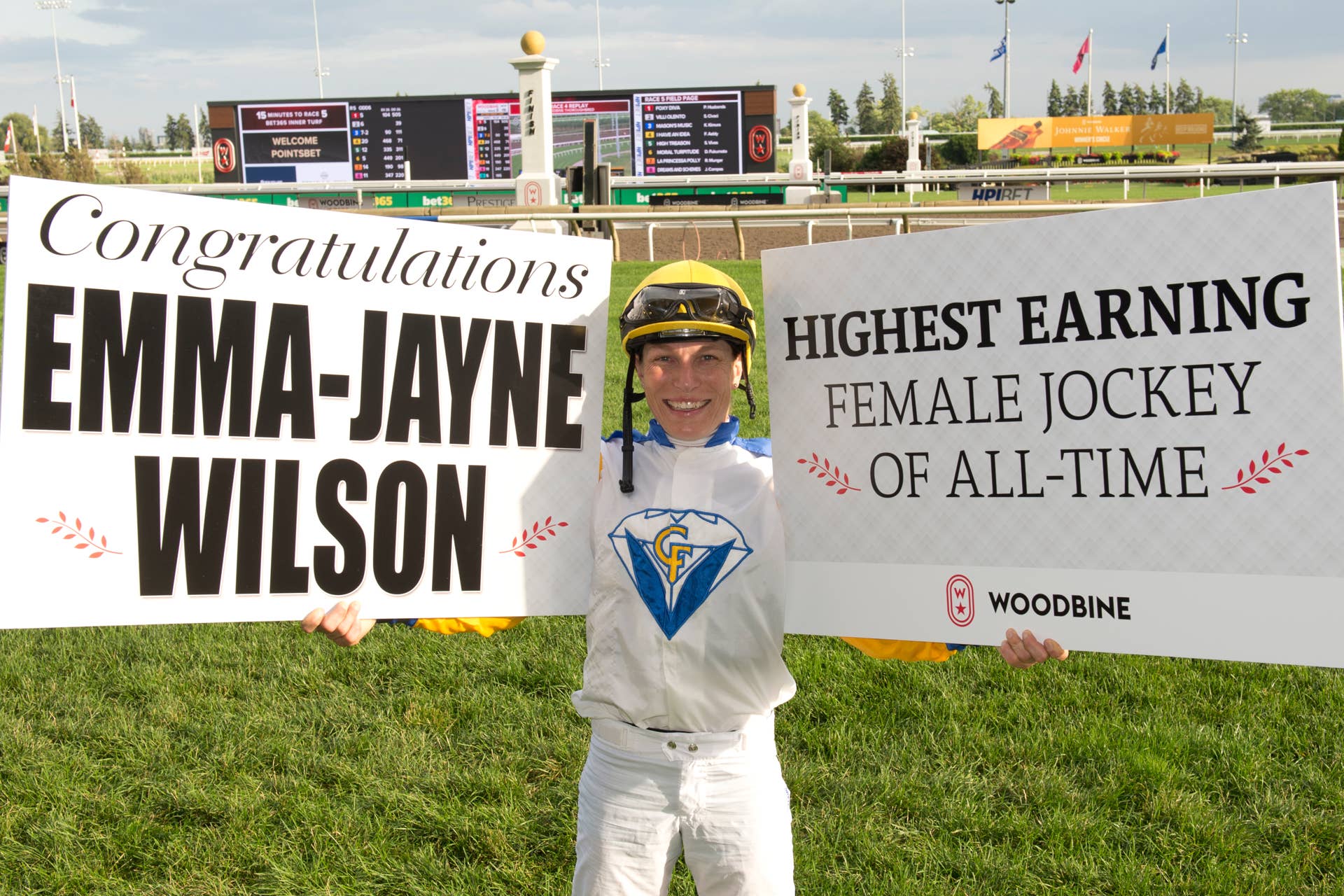 Emma-Jayne Wilson Transported To Hospital After Woodbine Fall - Paulick ...