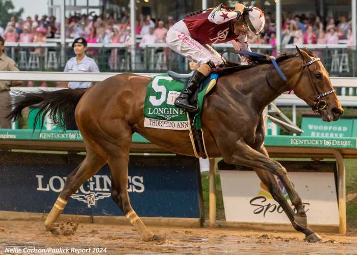 'Rocket Fast' Kentucky Oaks Winner Thorpedo Anna Has Eight Filly Rivals ...