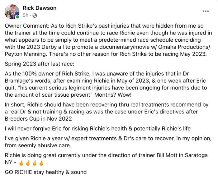 'I Will Never Forgive Eric': Dawson Accuses Reed Of Hiding Injury To ...