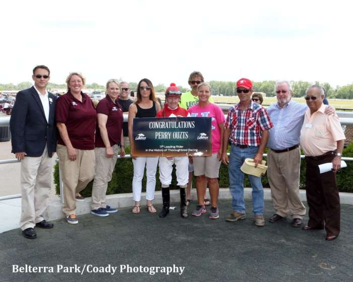 Jockey Ouzts Reaches Riding Milestone With Belterra Victory - Paulick ...
