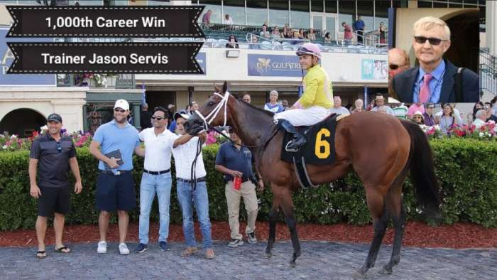 Jason Servis Scores 1,000th Victory Sunday At Gulfstream - Paulick ...
