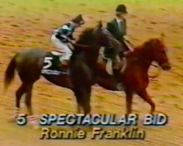 Ronnie Franklin, Jockey For Spectacular Bid, Dead At 58 - Paulick ...