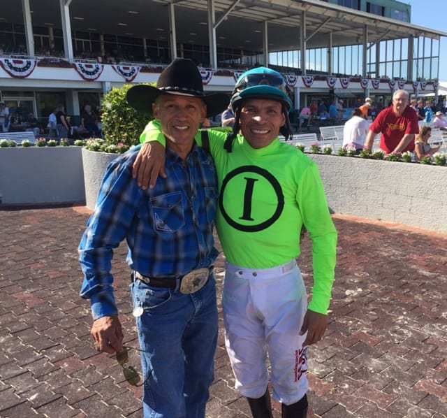 Retired Jockey David Flores Celebrates First Training Victory At Tampa ...