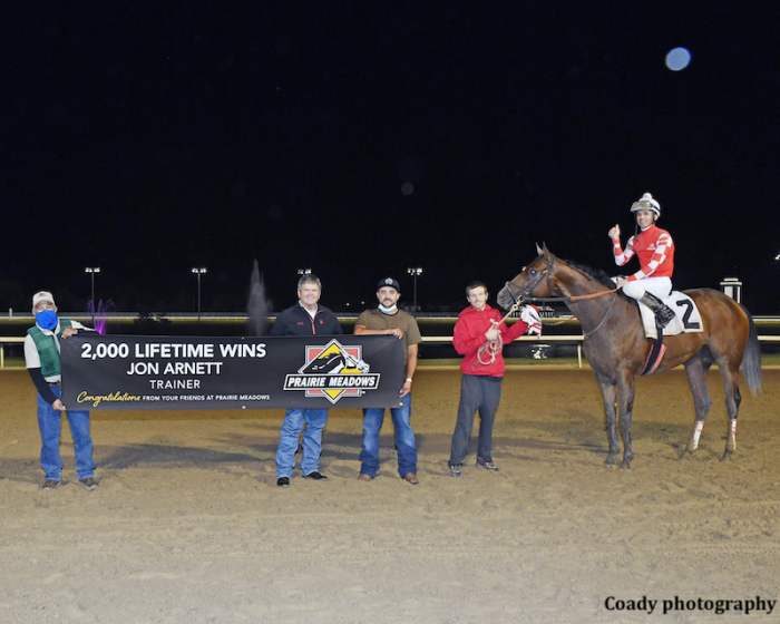Veteran Conditioner Jon Arnett Registers Career Win No. 2,000 - Paulick ...