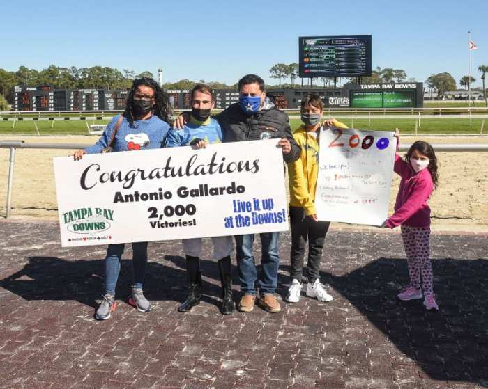 Perseverance Pays Off As Jockey Antonio Gallardo Celebrates 2,000th ...