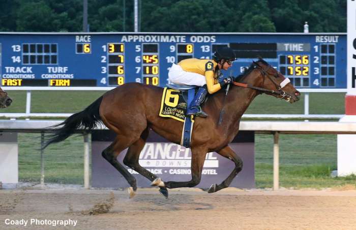 Evangeline Downs: Free Like A Girl Rules Mademoiselle On Louisiana ...