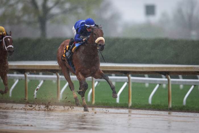 Verity Splashes To Beaumont Victory On Soggy Opening Day At Keeneland ...