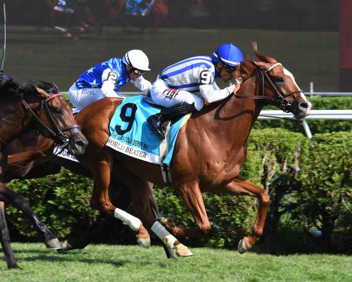 World Beater Storms Home To Capture Saratoga Derby In Thrilling Finish ...