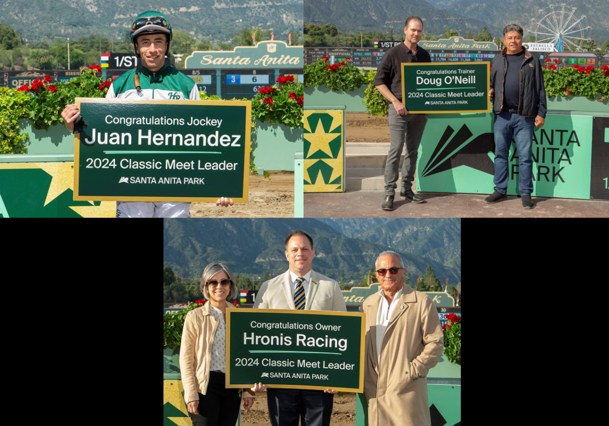 Juan Hernandez, Doug O'Neill Finish Atop Santa Anita Standings ...
