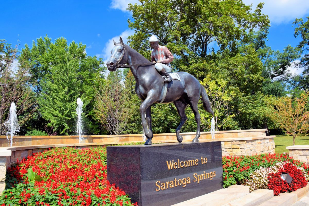 Saratoga Statues: The Grey Ghost That Haunts Centennial Park - Paulick ...