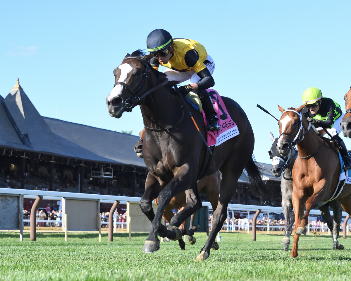 ‘Extraordinary, Remarkable Ride’ Helps Dontlookbackatall Win Caress ...