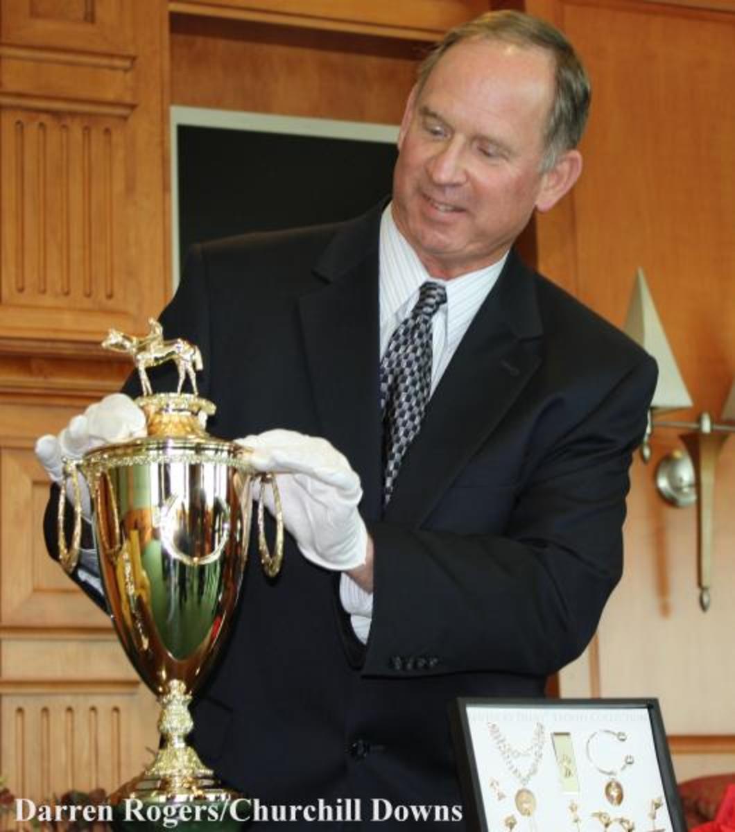 Derby trophy arrives at Churchill - Paulick Report | Latest news and ...