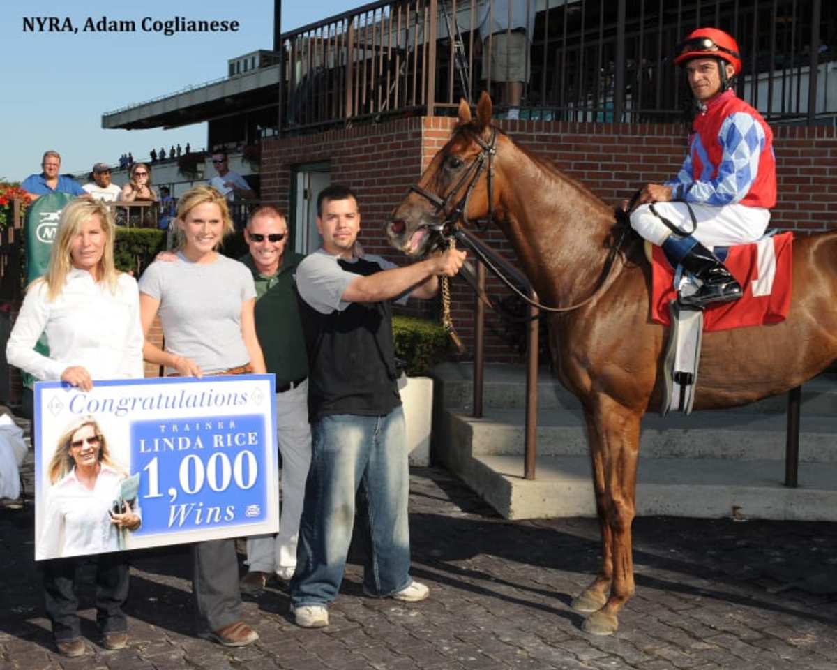 Linda Rice gets win 1,000, earns share of Belmont meet title - Paulick ...