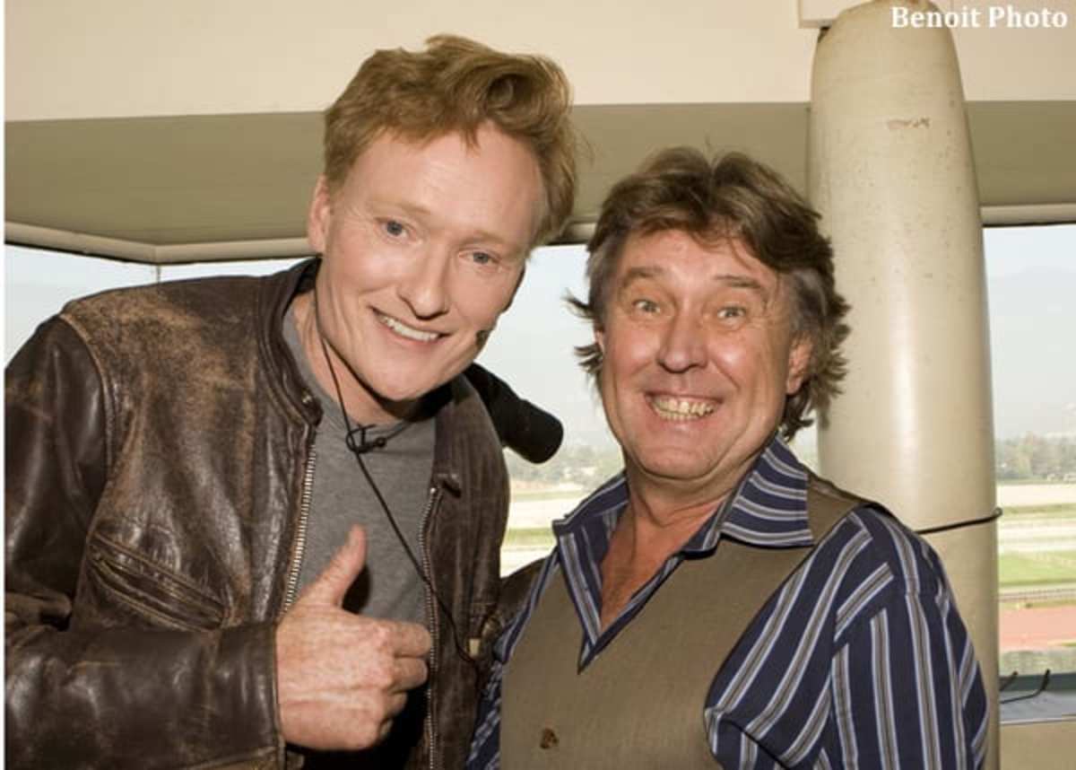 Visit From Team Coco: O'Brien Calls Race At Santa Anita - Paulick ...