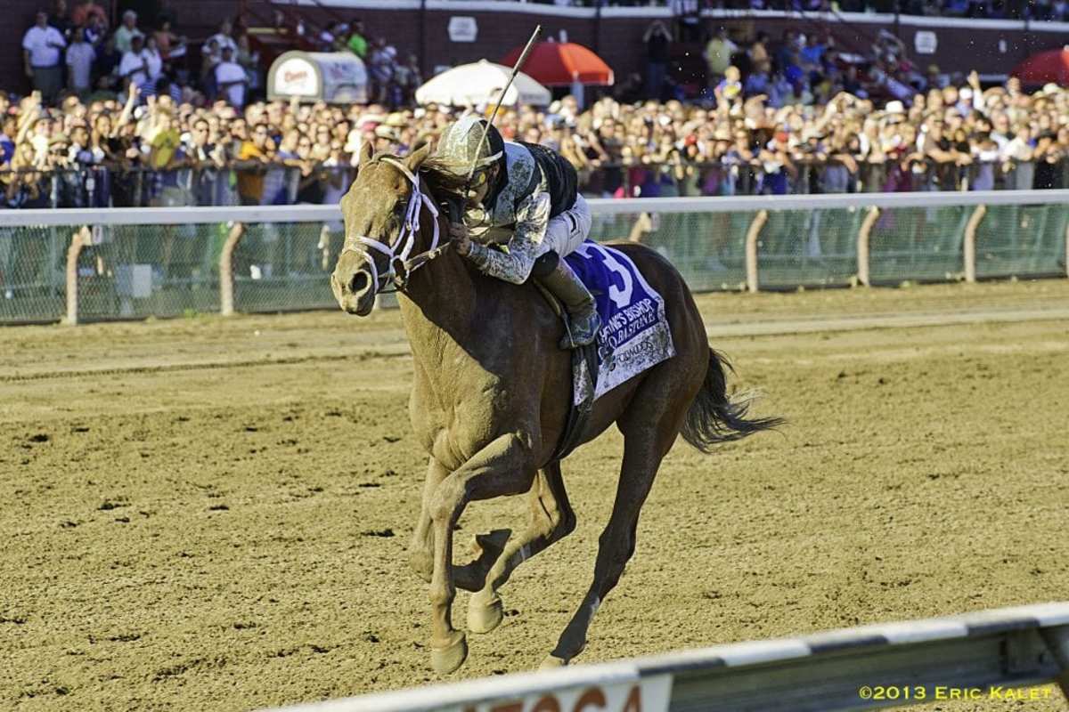 Capo Bastone Comes From the Clouds for 28-1 King's Bishop Win - Paulick ...