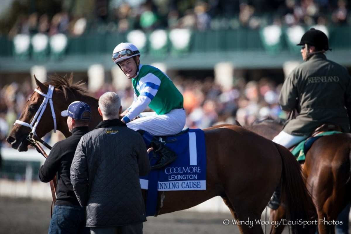 Leparoux Gets Derby Prep Double with Winning Cause in Coolmore ...