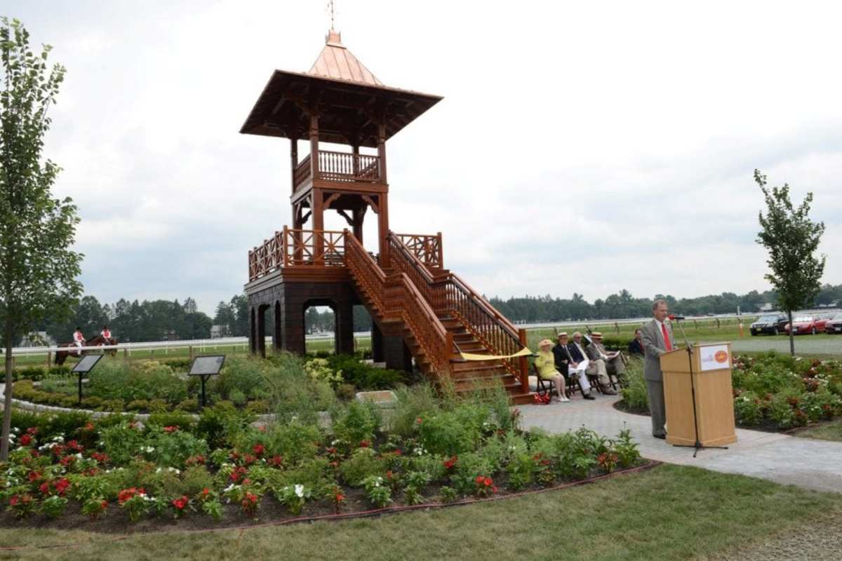 NYRA, Saratoga 150 Committee Unveil Whitney Viewing Stand at Oklahoma ...