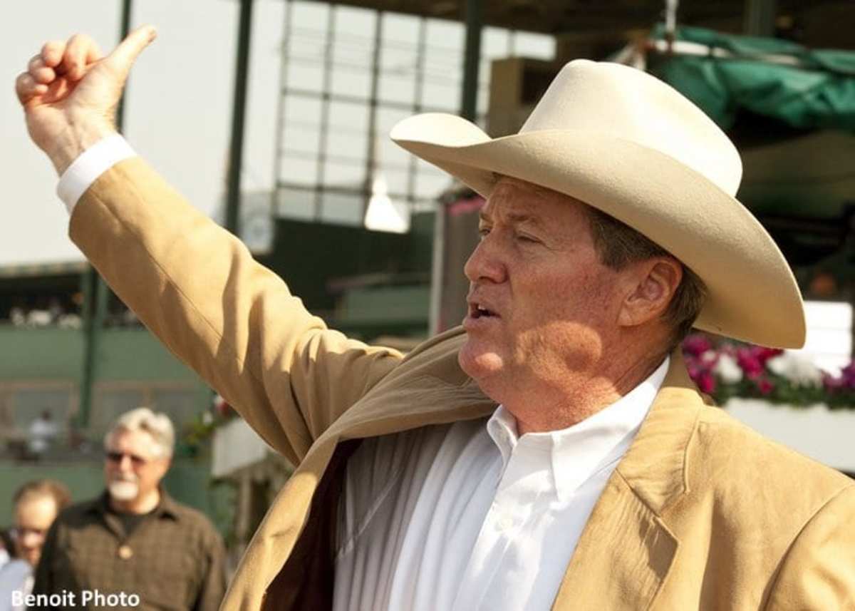 Larry Jones Resumes Galloping Horses After Riding Accident - Paulick ...