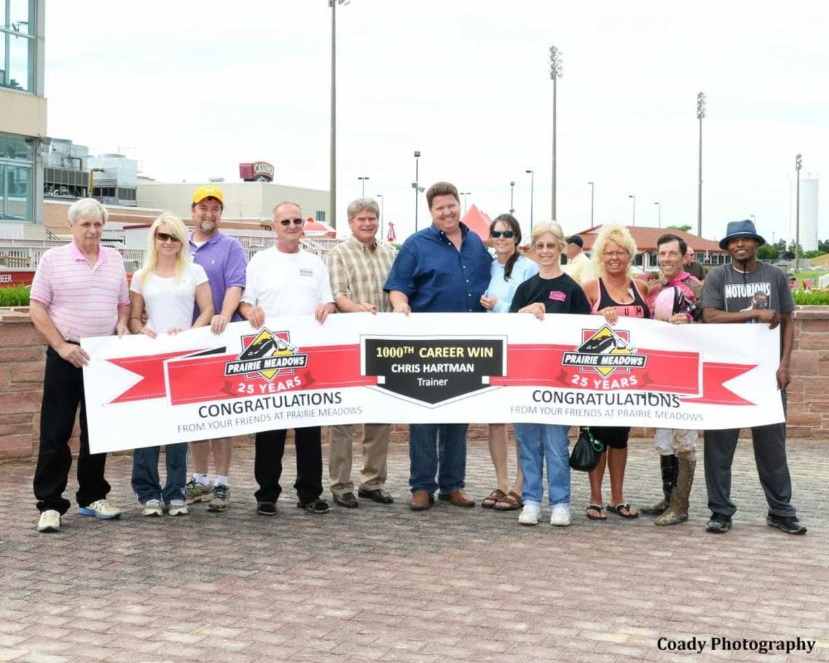 Trainer Chris Hartman Notches 1,000th Career Victory - Paulick Report ...