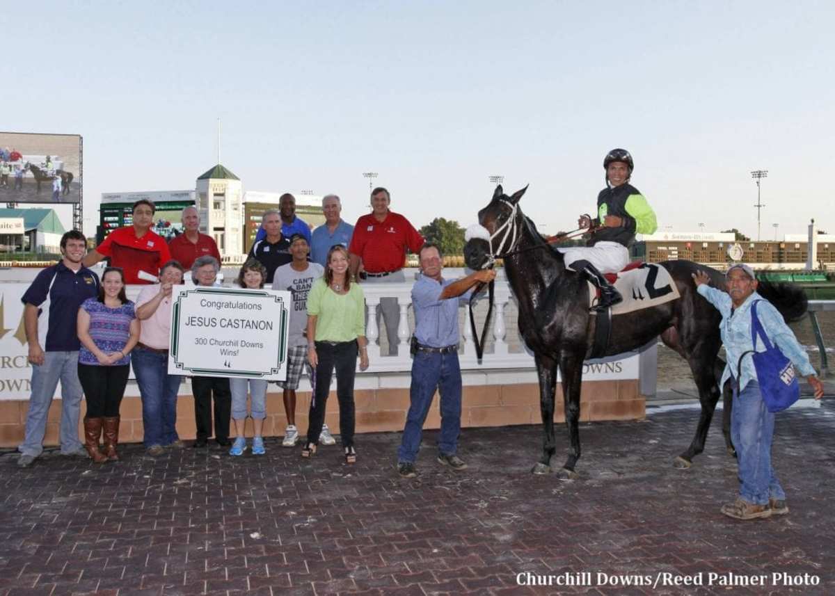 Jockey Jesus Castanon Notches 300th Churchill Downs Victory - Paulick ...