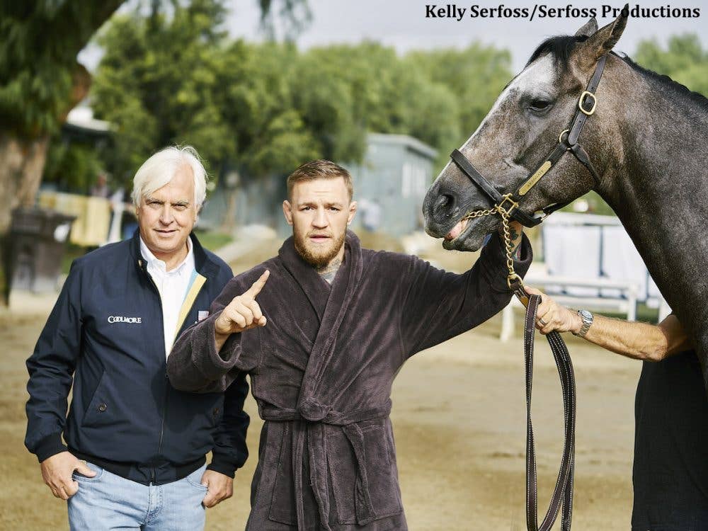 UFC Champ Conor McGregor Brings His Game To Promote Pegasus World Cup ...
