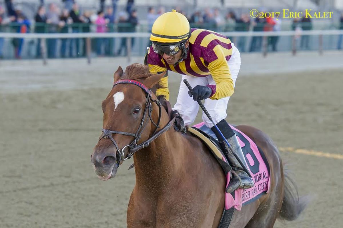 Irish War Cry Back On Top In Wood Memorial Under New Jockey Rajiv ...