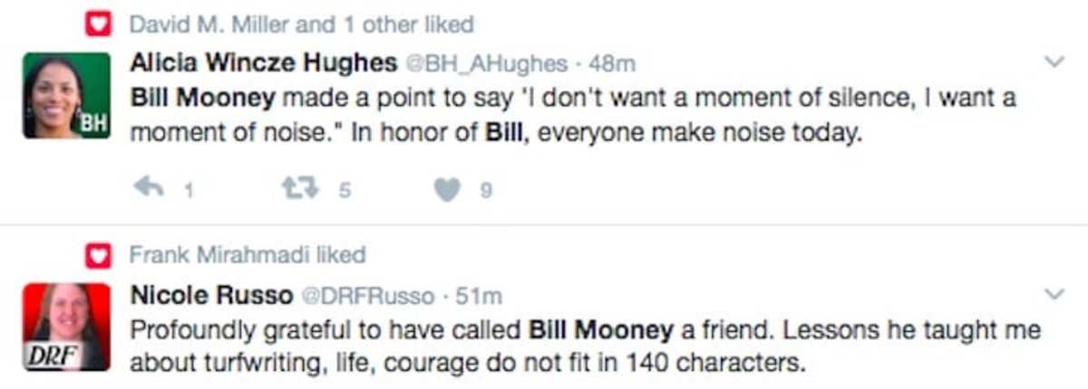 Eclipse Award Winning Writer, Racing Historian Bill Mooney Dead ...