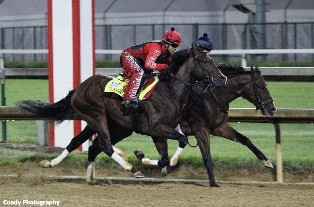 Classic Empire Leads Battalion Of Derby Workers At Churchill Friday ...