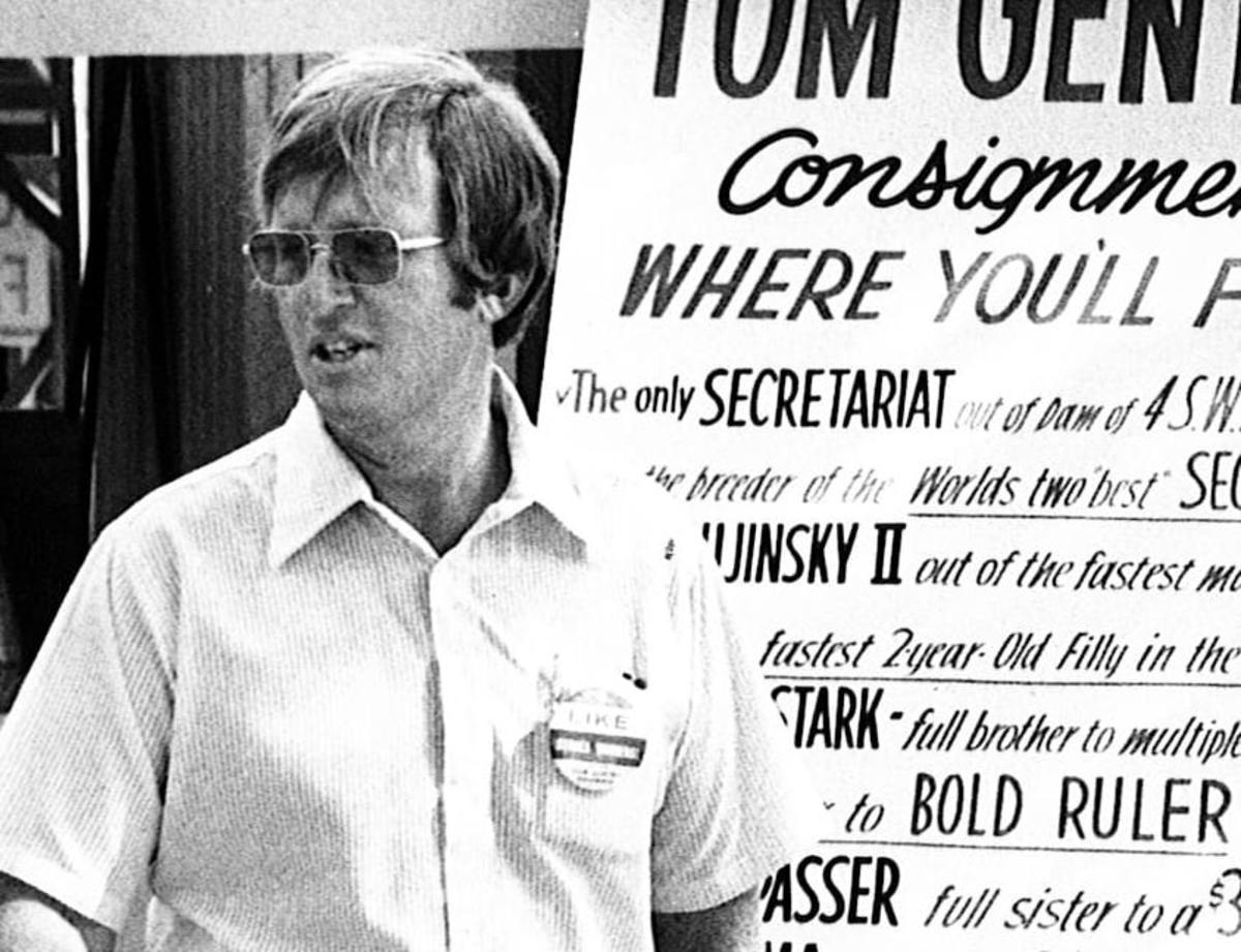 Lamoreaux: When Sales Were Showtime – Remembering Tom Gentry - Paulick ...