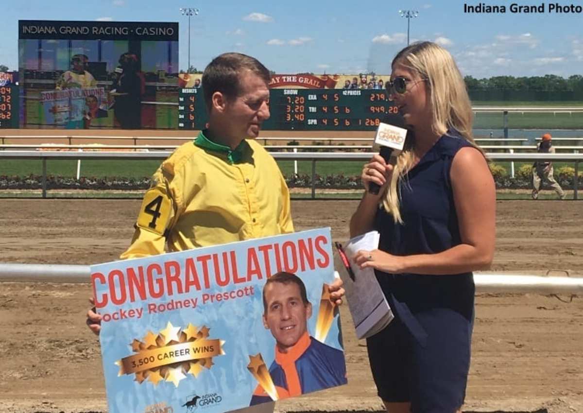 Indiana Grand: Jockey Prescott Notches 3,500th Career Victory - Paulick ...