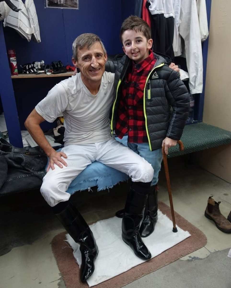 Jockey Provides Lasting Memory For Young Cancer Survivor - Paulick ...