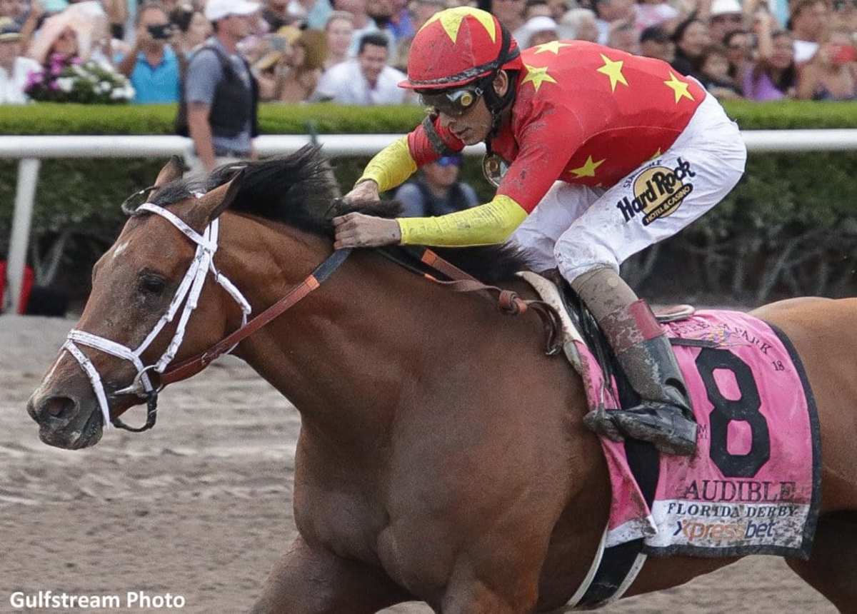 Audible Roars To Impressive Florida Derby Victory - Paulick Report ...