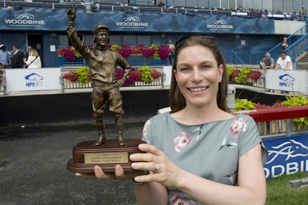 Emma-Jayne Wilson Presented With Avelino Gomez Memorial Award - Paulick ...
