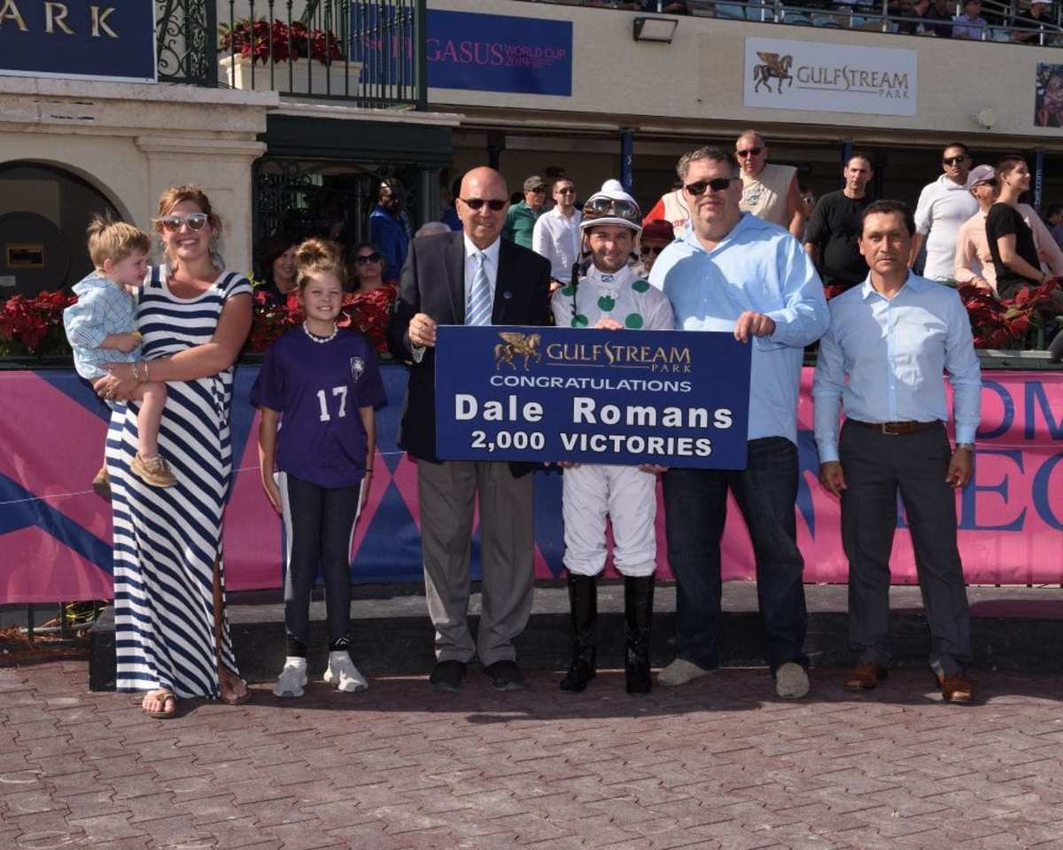 Long-Time Client Baron Gives Trainer Dale Romans 2,000th Career Winner ...