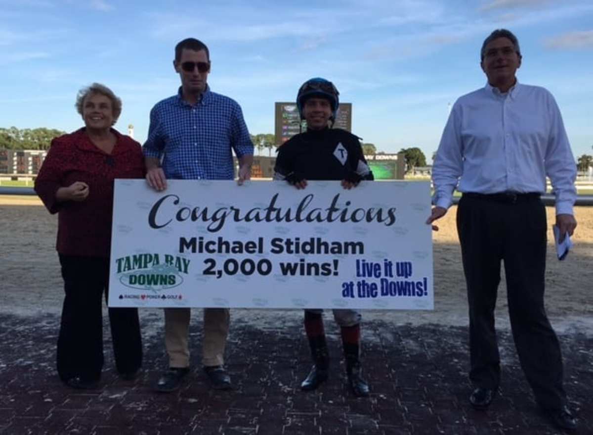 Stidham Hits 2,000-Win Milestone On Tampa Bay Downs Opening Day ...