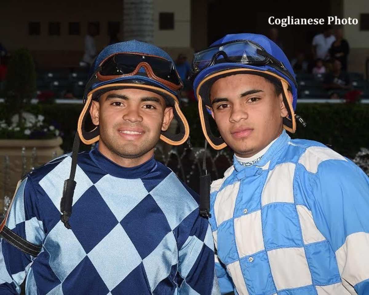 Sebastian Saez Celebrates First Winner At Gulfstream Park - Paulick ...