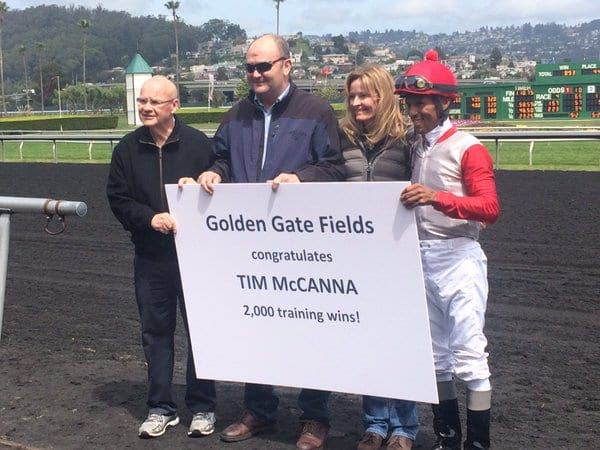 Trainer McCanna Gets 2,000th Win At Golden Gate Fields - Paulick Report ...