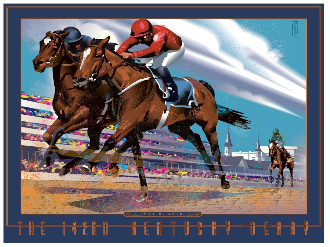 'Art Of The Kentucky Derby' By John Mattos Available For Purchase Feb ...