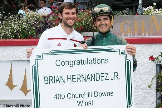 Hernandez Becomes 20th Jockey To Ride 400 Winners At Churchill Downs ...