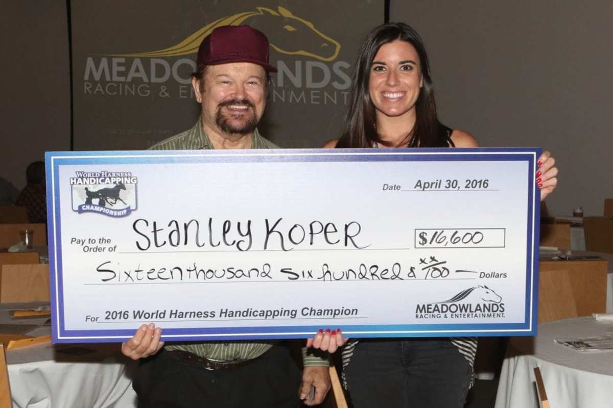 Stanley Koper Captures The 2016 World Harness Handicapping Championship ...