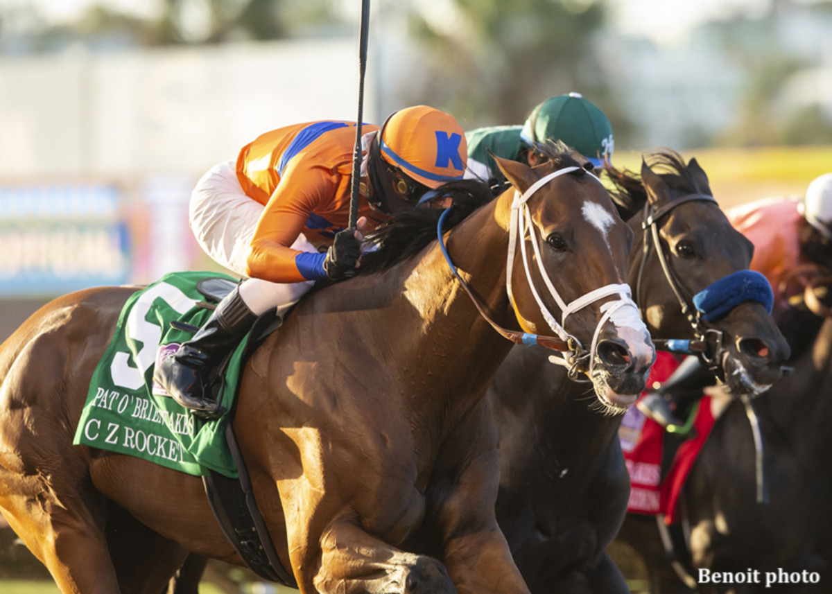 C Z Rocket Rolls To Fourth Straight In Pat O'Brien Stakes At Del Mar ...
