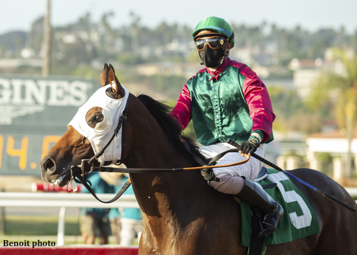 Pulpit Rider Up In Final Jump To Edge Sedamar In Solana Beach - Paulick ...