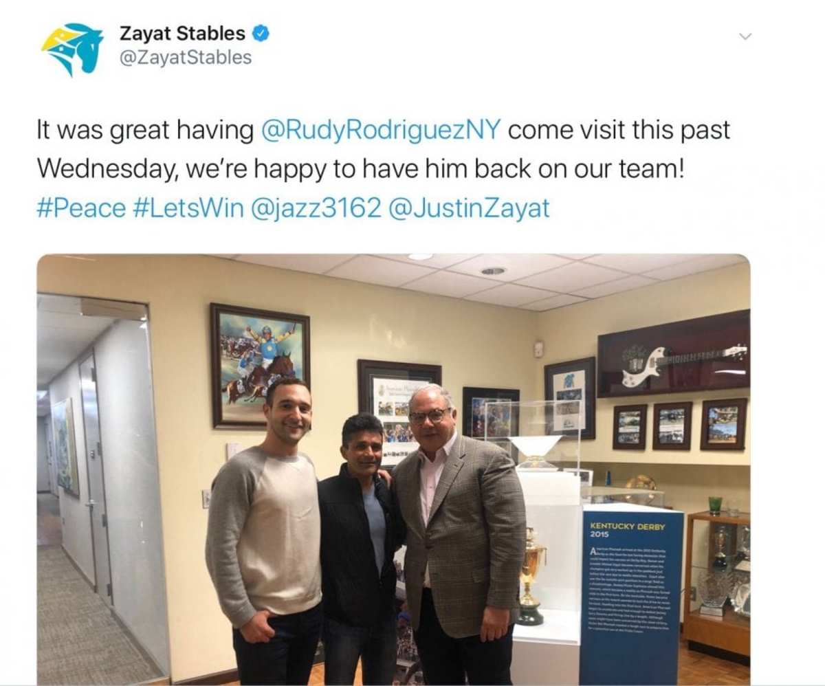 Rudy Rodriguez Gets $394K Judgment Against Zayat Stables, Joins MGG ...