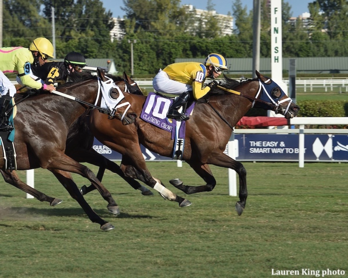 High Noon Rider Uncorks 60-1 Shocker In Claiming Crown Emerald ...